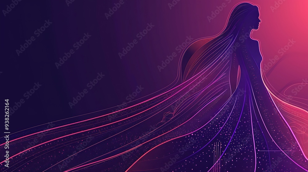 Banner background for International Beauty Pageant Day, featuring a ...