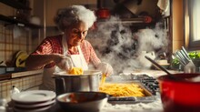 Nonna Making Pasta Free Stock Photo - Public Domain Pictures