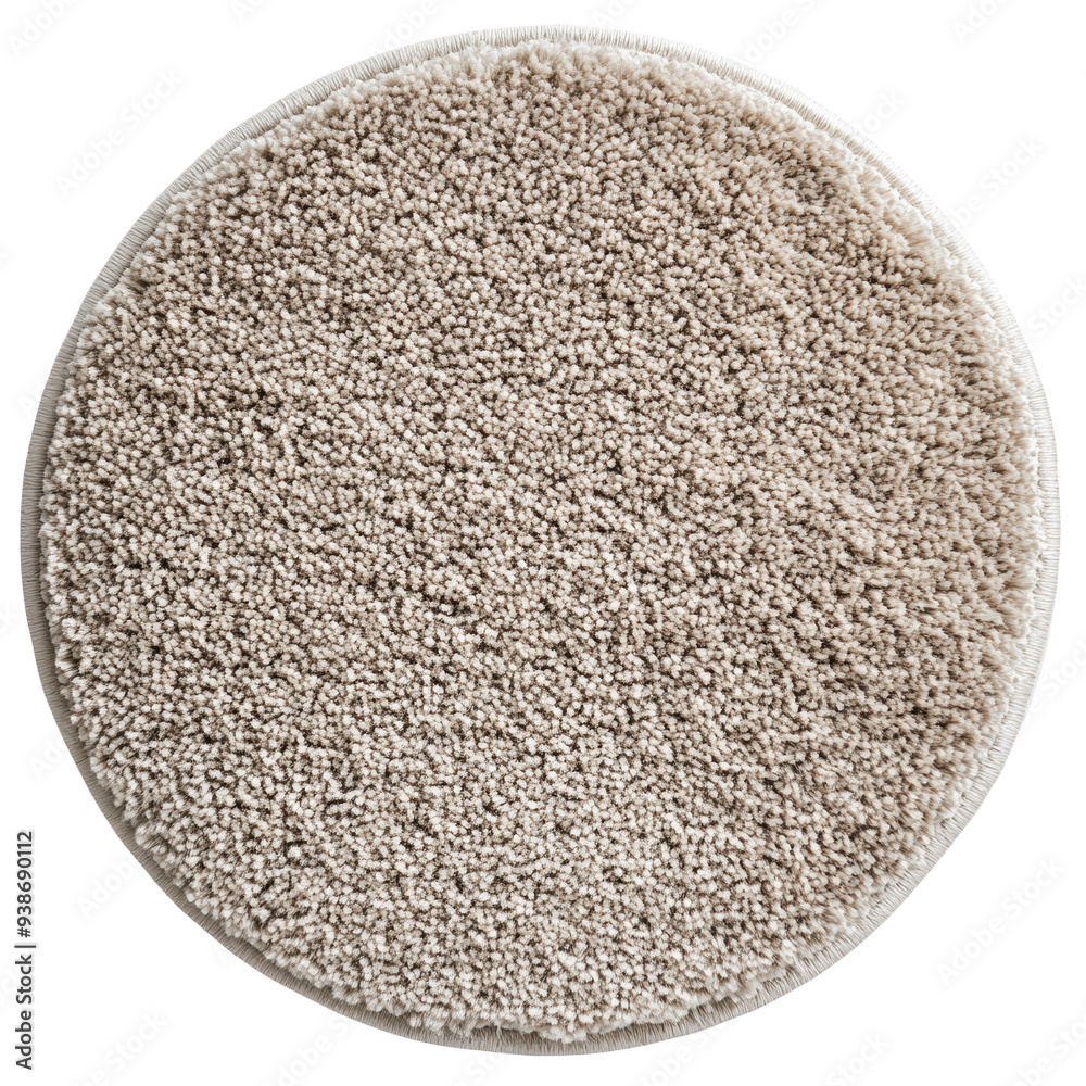 Experience comfort with this plush round area rug, designed to elevate ...