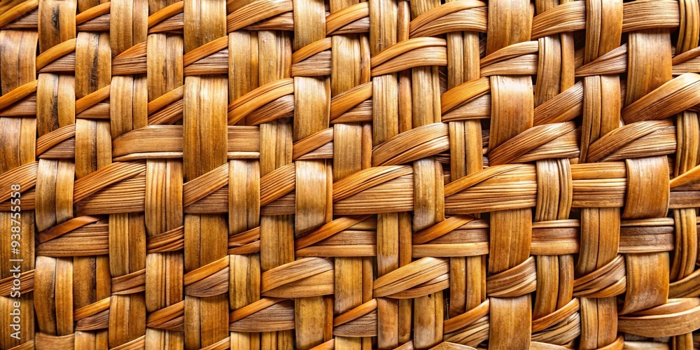 Wicker texture background with intricate weaving patterns, wicker ...