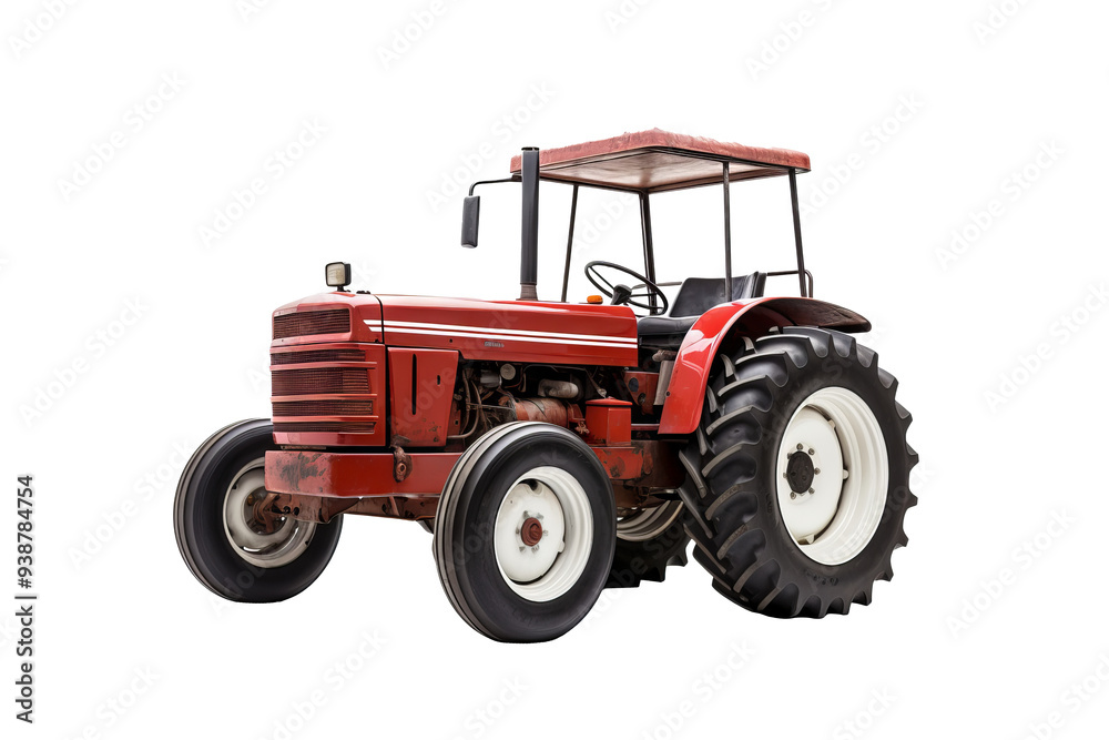 High-resolution PNG of a classic farm tractor isolated on transparent ...