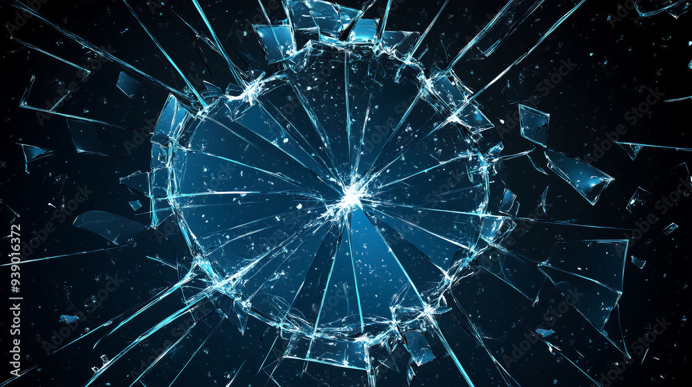 Shattered Glass Texture with Bullet Holes | Realistic Cracked Window and Smashed Screen Effect ...