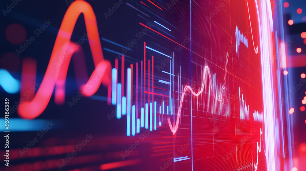 Dynamic Animated Graphs Illustrating Company's Quarterly Performance ...