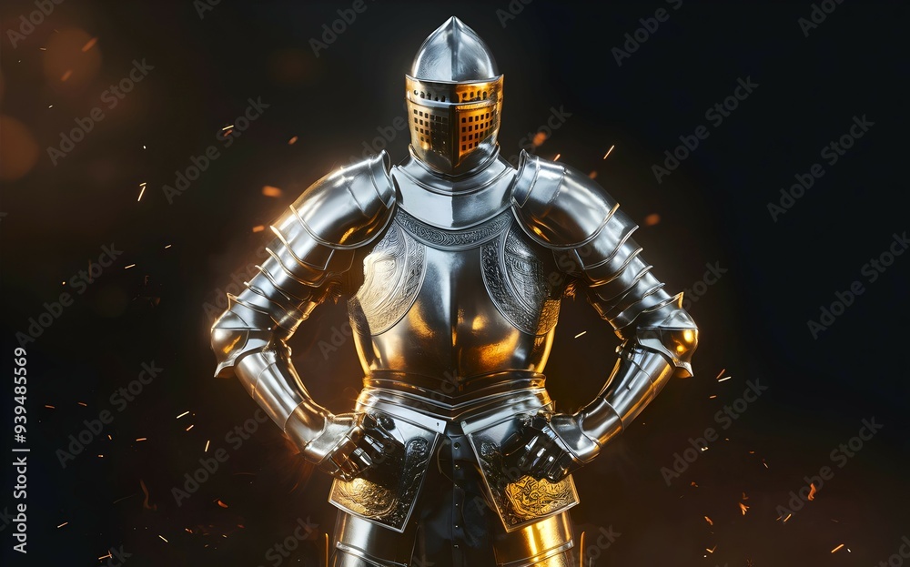 Epic Medieval Knights in Full Armor: Biblical Armor of God Concept Art ...
