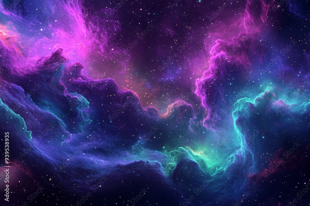 Stunning trippy wallpaper that immerses viewers in a vibrant galaxy ...