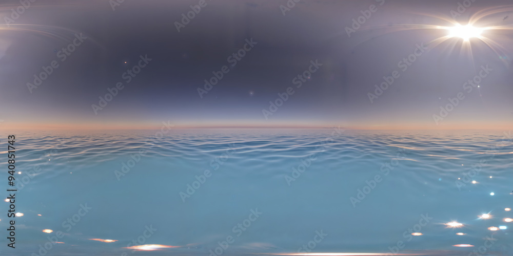 Ilustrace Full 360 degrees seamless spherical panorama HDRI ...