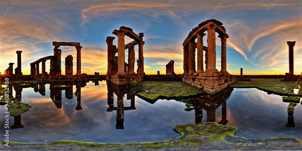 Full 360 degrees seamless spherical panorama HDRI equirectangular ...