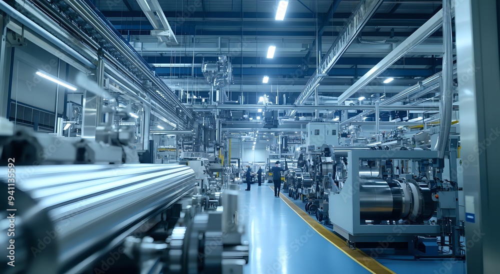 Inside a Modern Manufacturing Facility: Exploring the Complex Machinery ...