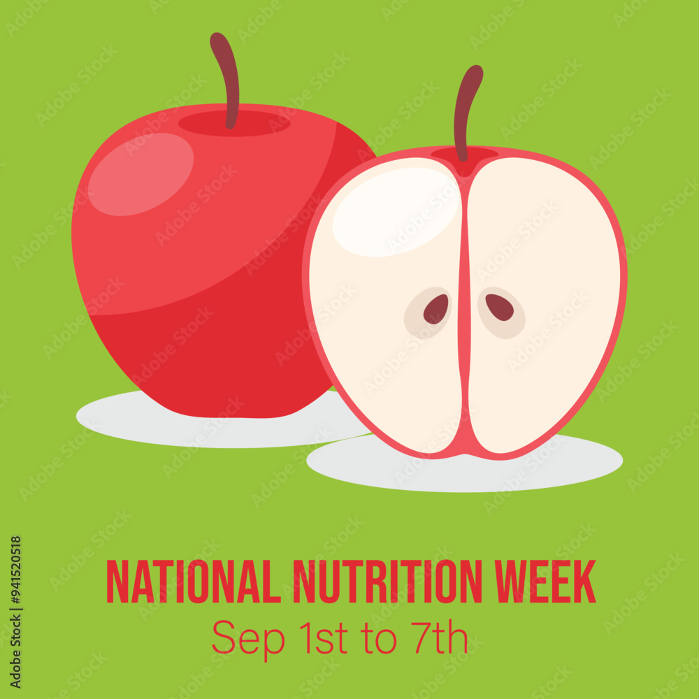 vector graphic of national nutrition month good for national nutrition ...