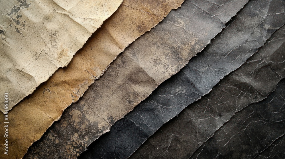 Vintage Grunge Print Texture Overlays with Old Paper and Halftone ...