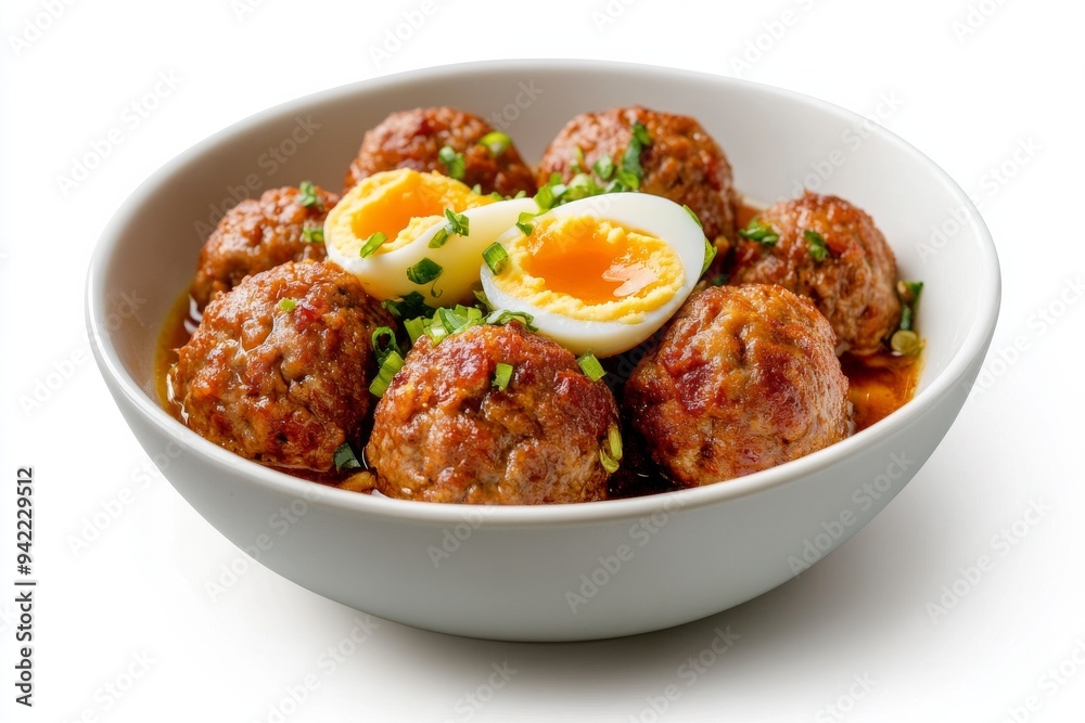 Egg Filled Meatballs, These meatballs have a hard-boiled quail egg or ...