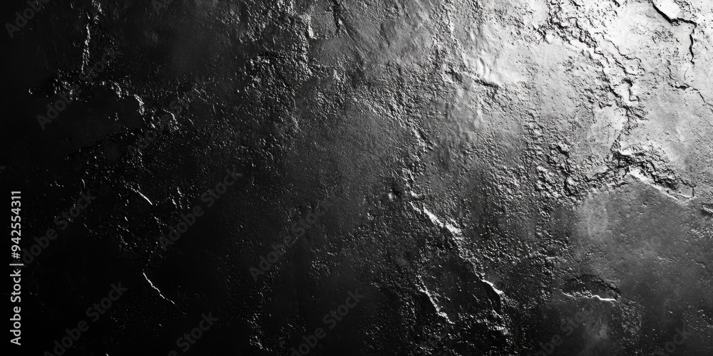 Elegant Abstract Gradient Texture: Minimalist Gray and Black Grainy ...