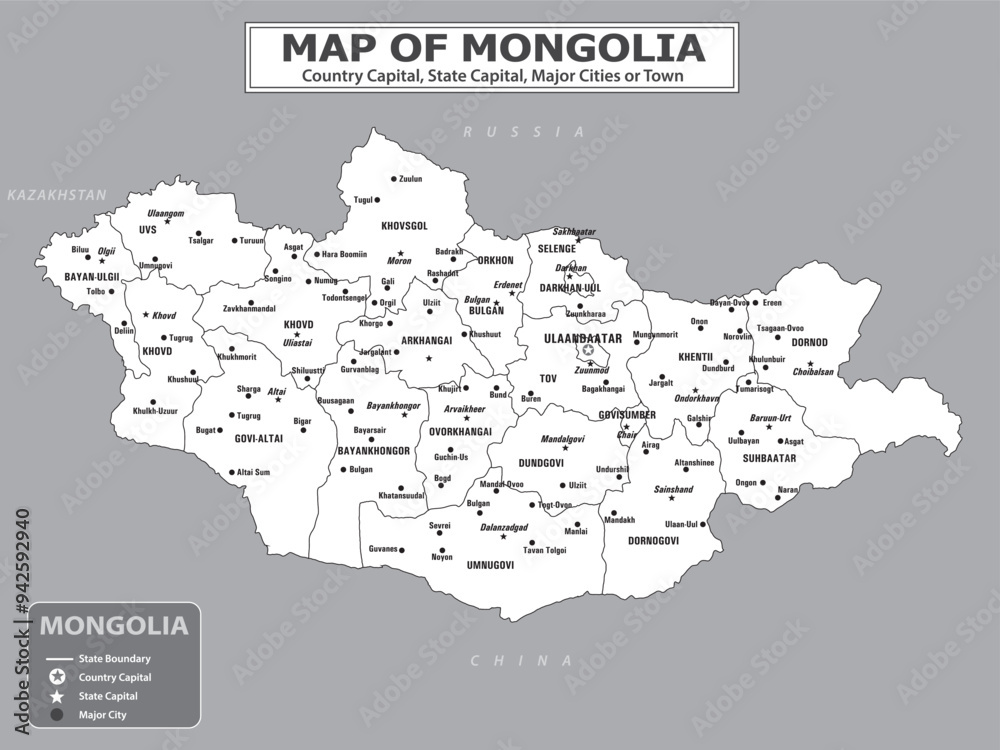Geography politics map of countries. Map of country with capital, state ...