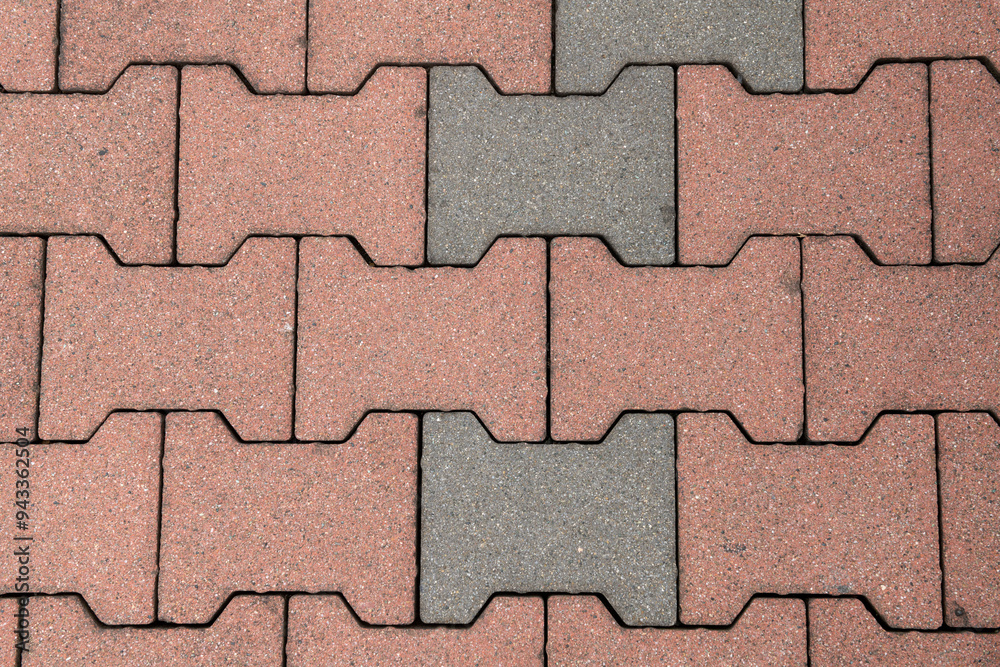 texture interlocking bricks for flooring, in interconnected concrete ...