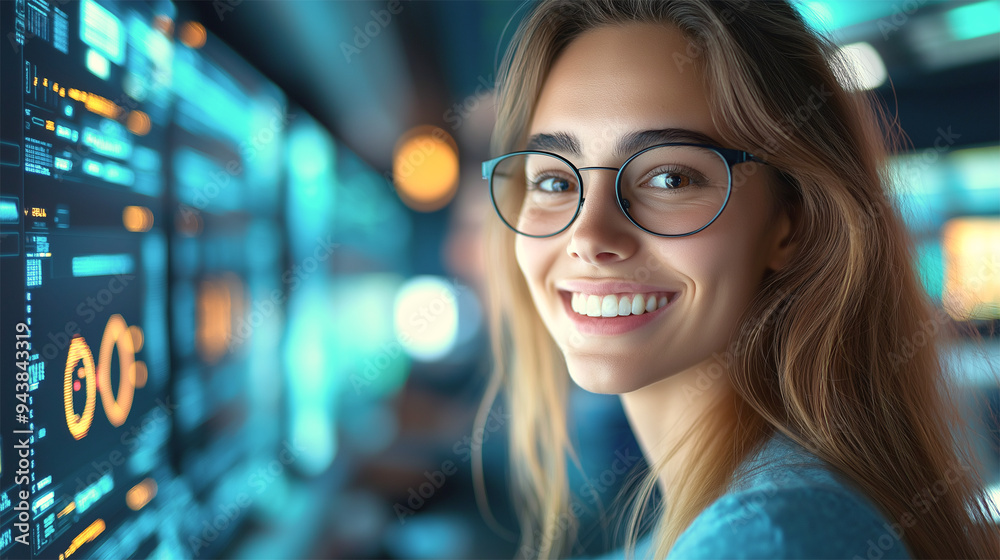 Devops Engineers Smiling While Automating Workflows In A High Tech