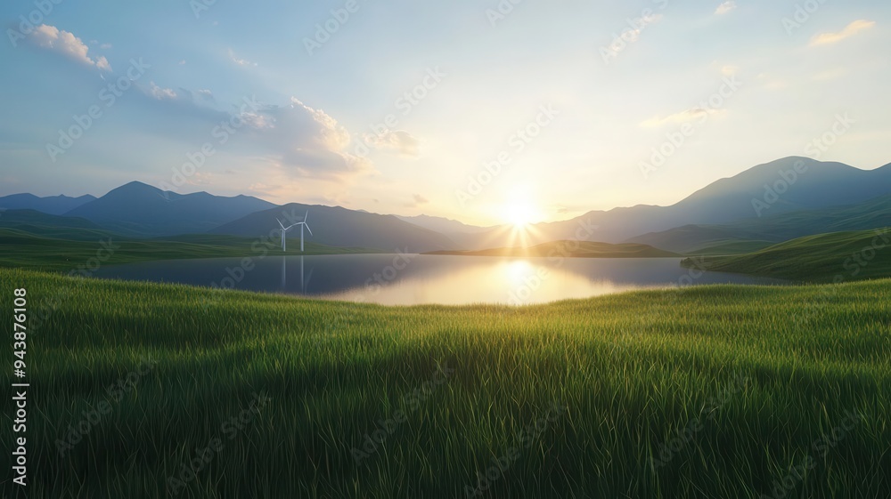 Balanced grid system combining solar, wind, and hydroelectric power ...