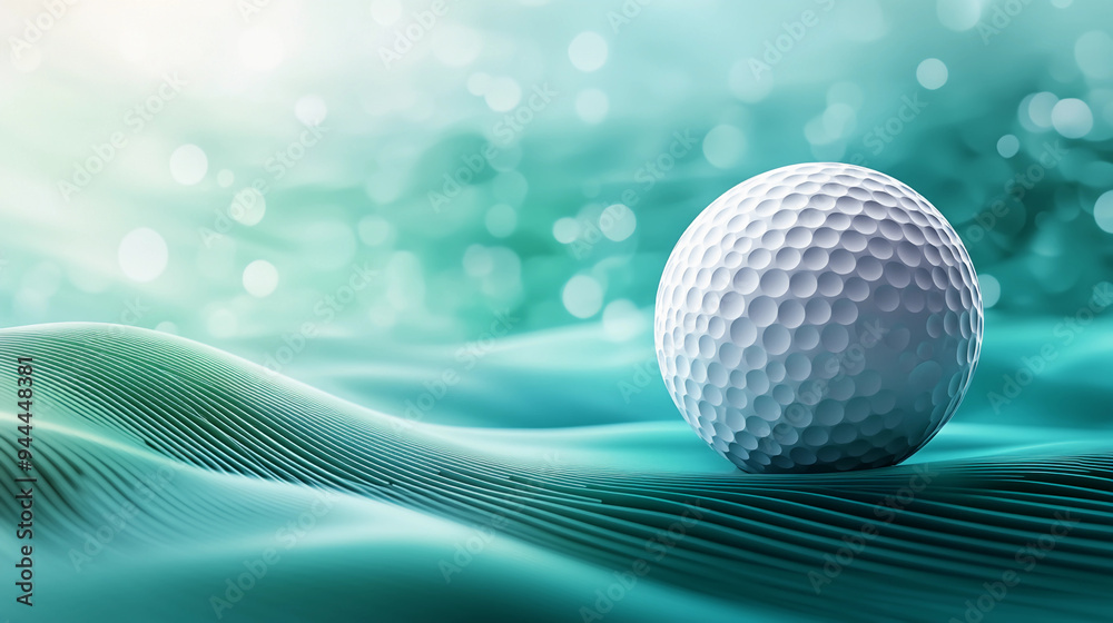 Modern Golf Poster Design with Geometric Shapes and Abstract Patterns ...