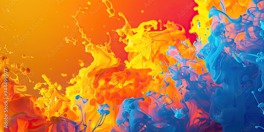 A vibrant heat map highlighting customer preferences, with warm colors ...