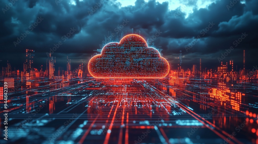 Automated cloud infrastructure, with robotic systems managing complex ...