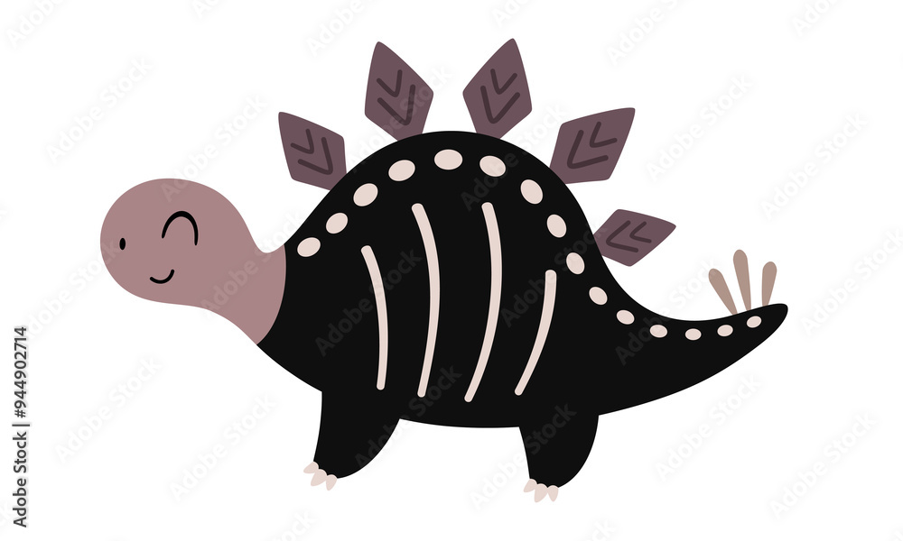Halloween dinosaur clipart. Cute dinosaur clipart in cartoon flat style ...