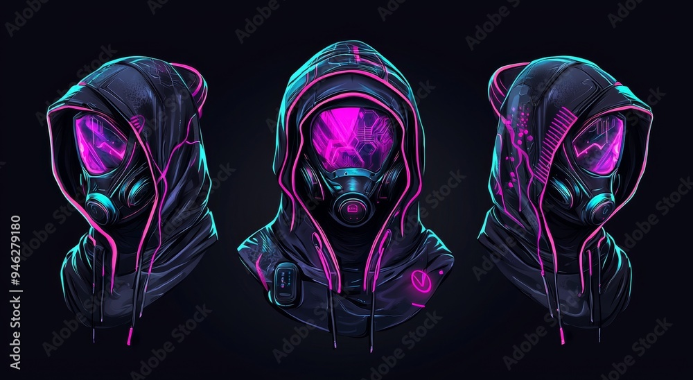 Design futuristic HUD frames and headers, User Interface UX for HUD UI ...