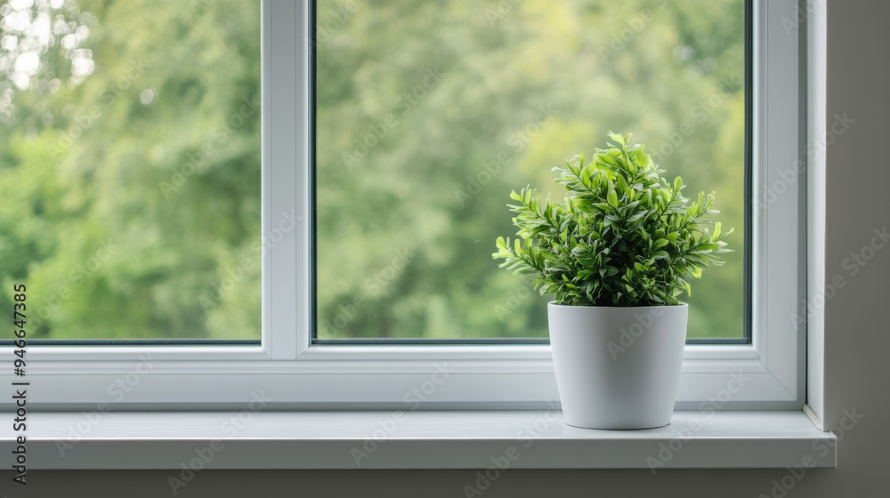 Time-lapse sequence of PVC window installation showing stages from ...