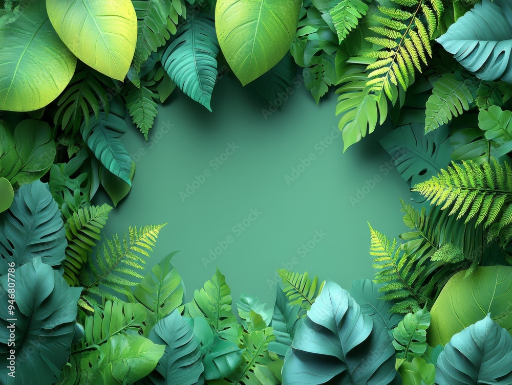 Eco-friendly and sustainable website design elements, green-themed ...