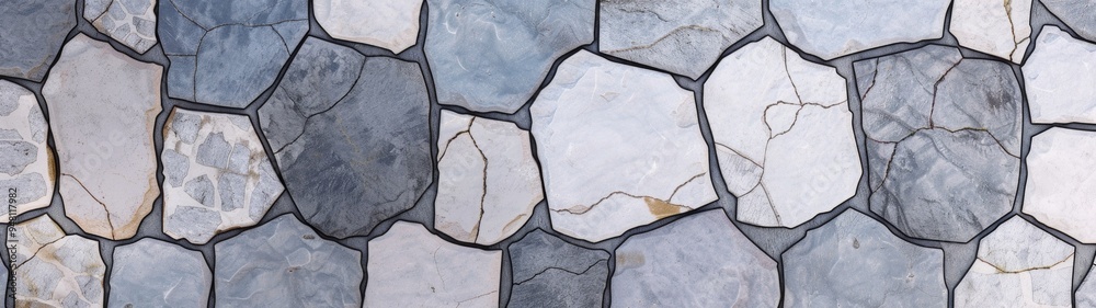 Flagstone Paving Textures in Grey and Beige, a seamless design ...