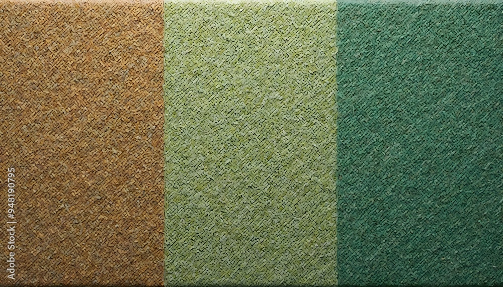 Seagrass texture with visible fibers and natural shades of green and ...