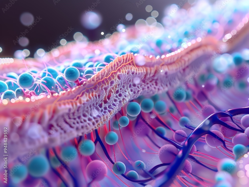 Microscopic View of Hair Cuticle Molecules Strengthening Hair Surfaces ...