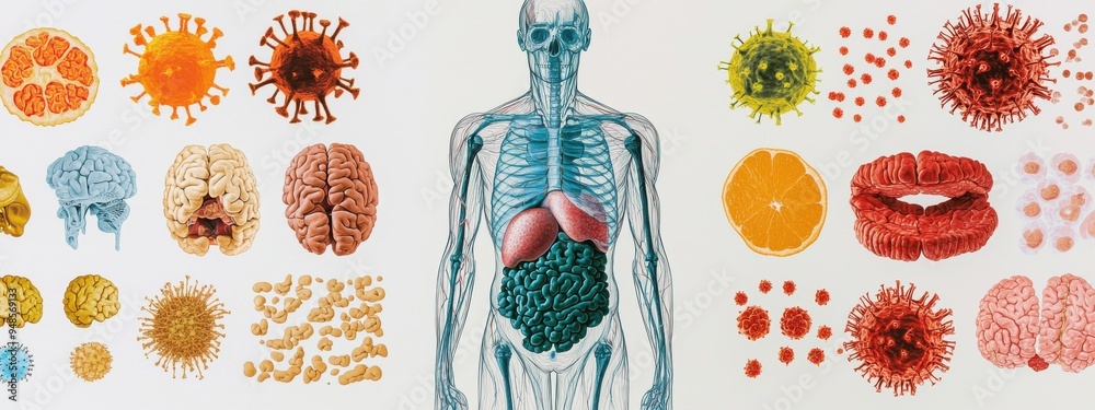 A visual journey through the layers of the human body, from the surface ...