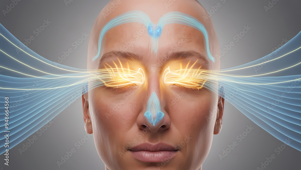 Understanding Eye Pain: Causes and Treatments : Generate AI Stock Photo ...
