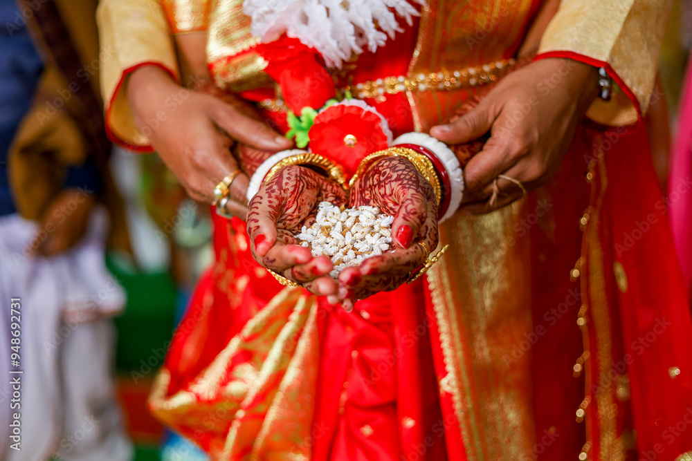 Bengali Wedding Rituals Stock Photo | Adobe Stock