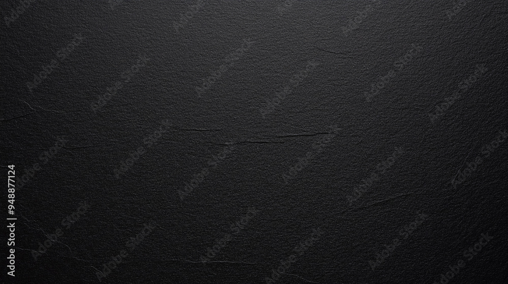 smooth, unblemished sheet of black paper, highlighting its uniform ...
