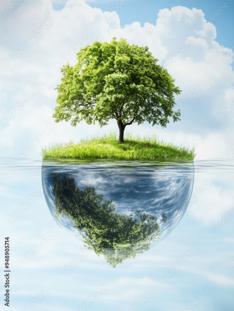 Illustration Stock Health and Sustainability Nexus, exploring the ...