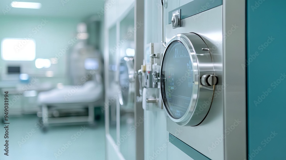 Healthcare facility with advanced sterilization and decontamination ...