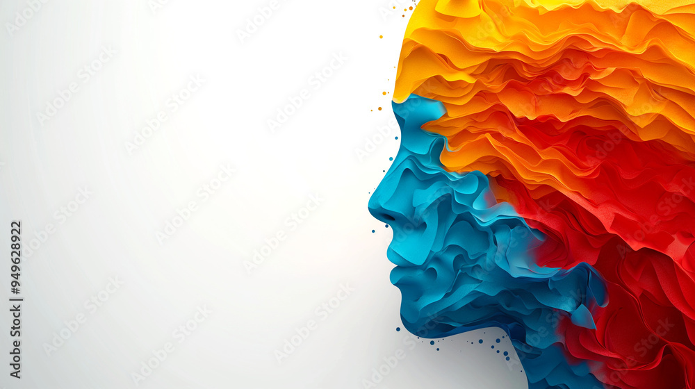 Mental Health Support Infographics with Space for Custom Text, Mental ...