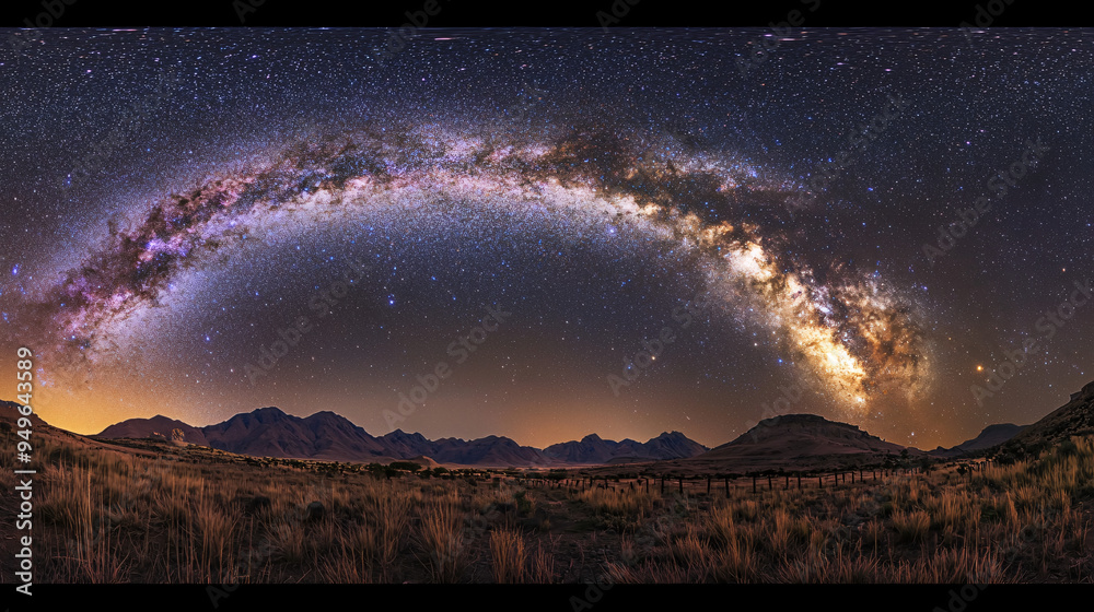 Photographing the Milky Way, a wide-angle lens photographing the Milky ...