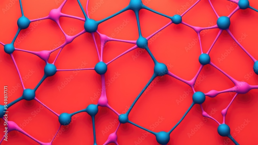 Interconnected Kolmogorov-Arnold networks, vibrant composition ...