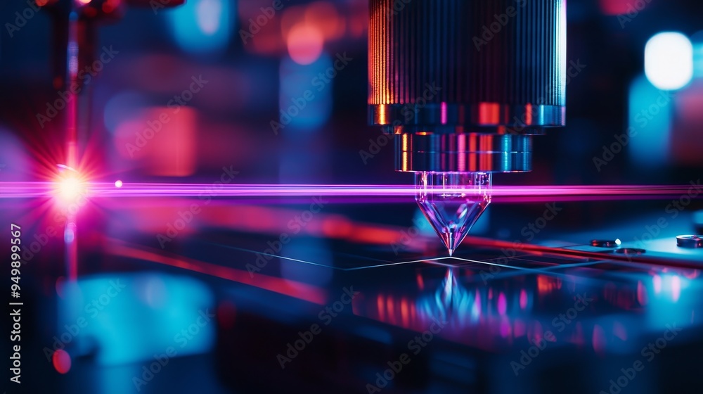 Measurement techniques with laser wavelength, highlighting the use of ...