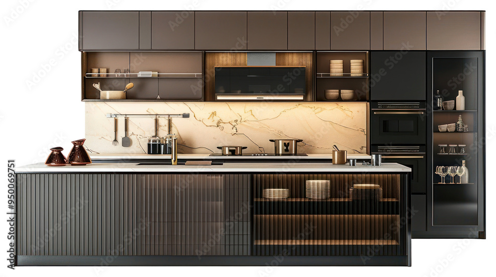 PNG Modern luxury kitchen design Stock Photo | Adobe Stock