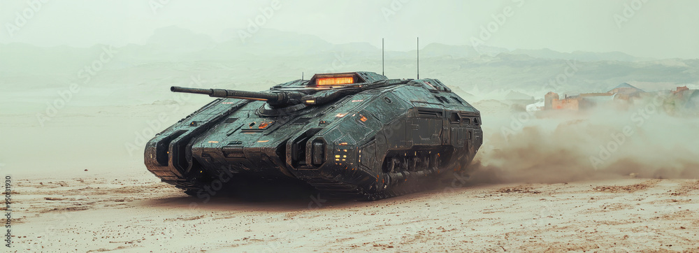 Revolutionizing Warfare Capturing the Futuristic Power of Sci-Fi Tank ...