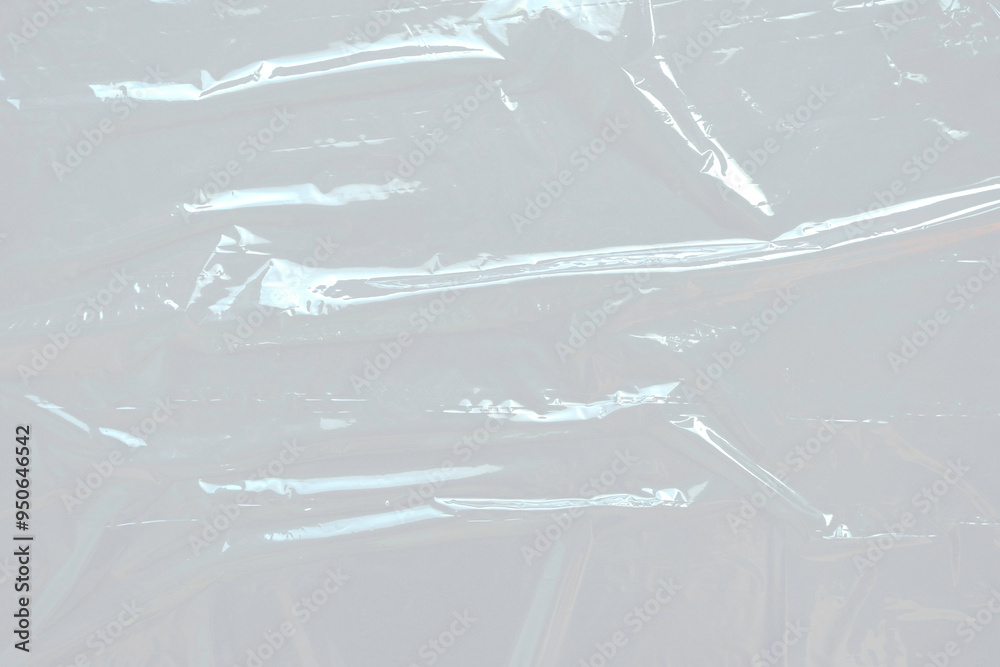 Transparent plastic wrap texture overlay effect. Transparent stretched ...