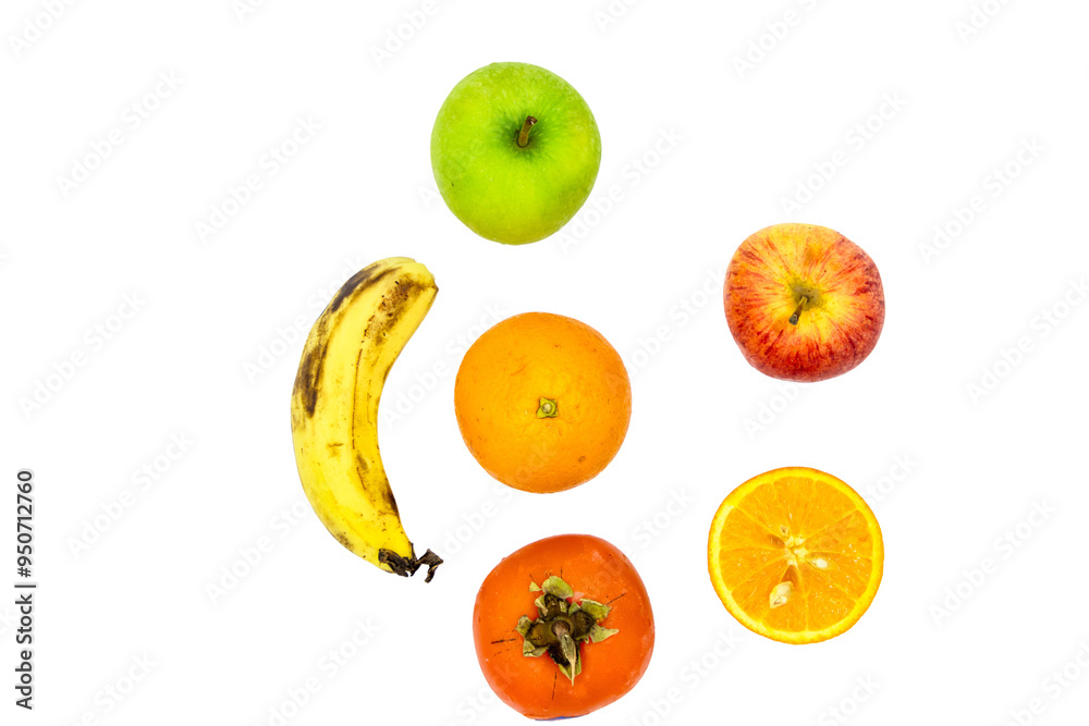 Fruits PNG isolated on a transparent background Stock Photo | Adobe Stock