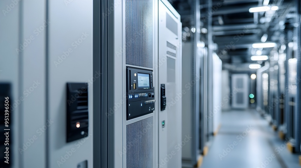 Photograph showcasing dual power supply systems designed for critical ...