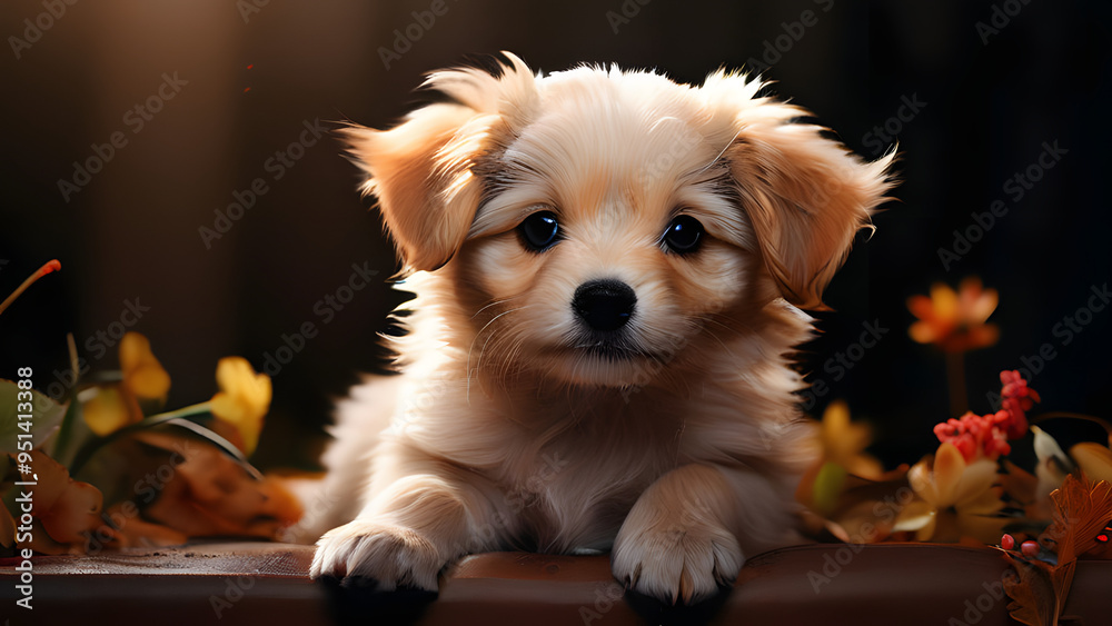 Baby Dog, 8K Wallpaper, Cute Puppy, High Resolution, Adorable Pet ...