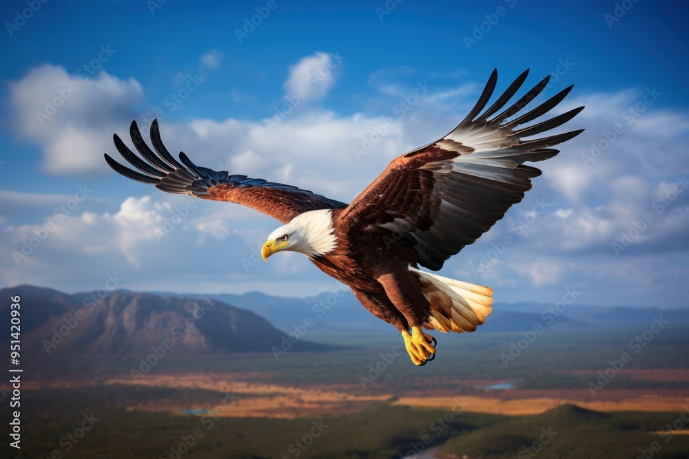 Animal flying eagle bird. Stock Photo | Adobe Stock