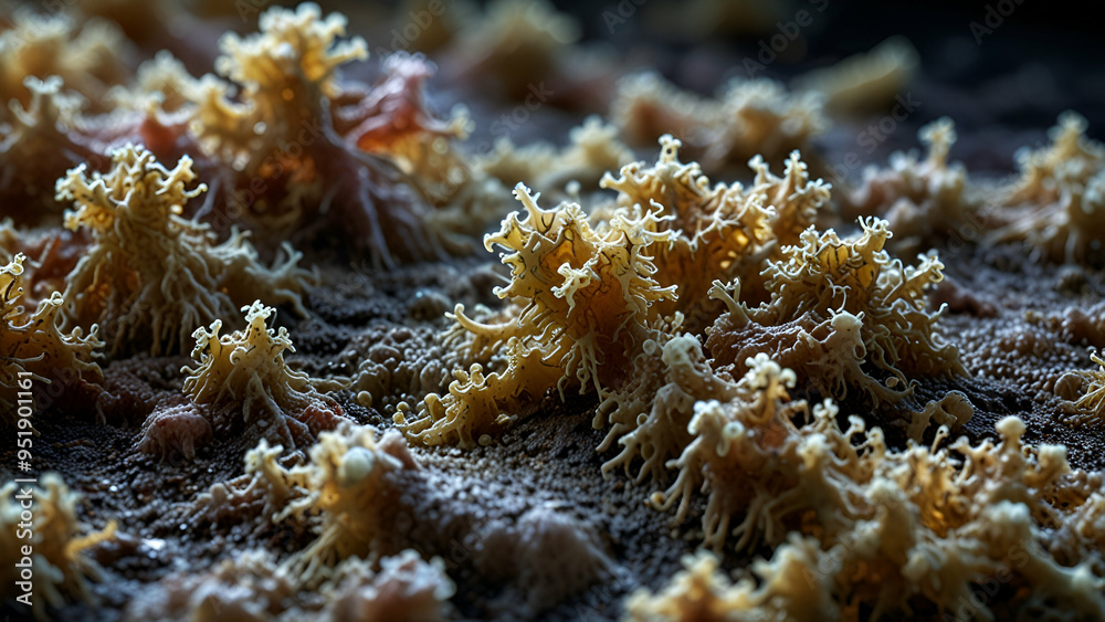 Biofilm Formation: Microscopic Look at Bacteria Clumping on Surfaces ...