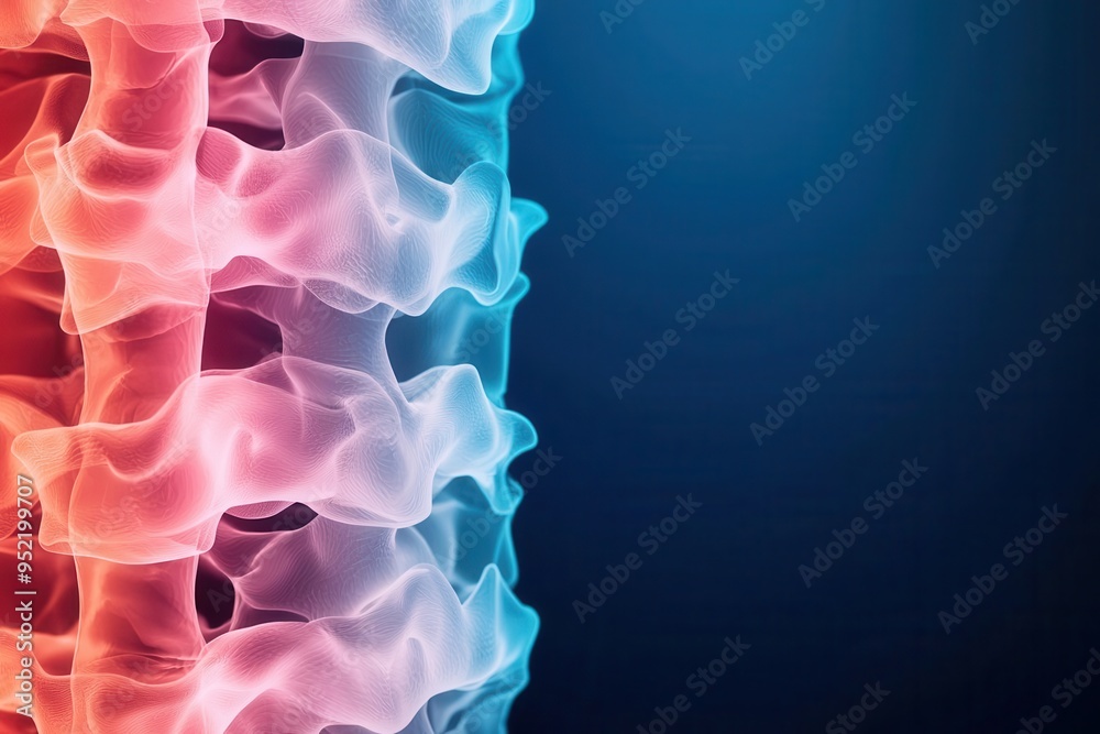 Artistic visualization of shock wave pulses interacting with bone ...