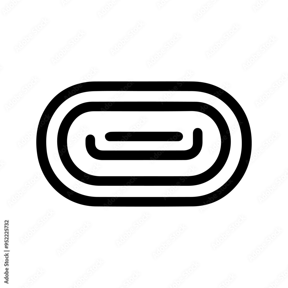 Race Track icon or modern line symbol. Vector line art and icon design ...